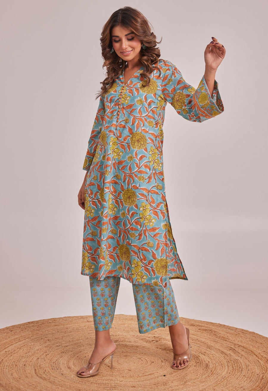 Designer Co-ord Sets for Women | Hand Block Printed Styles