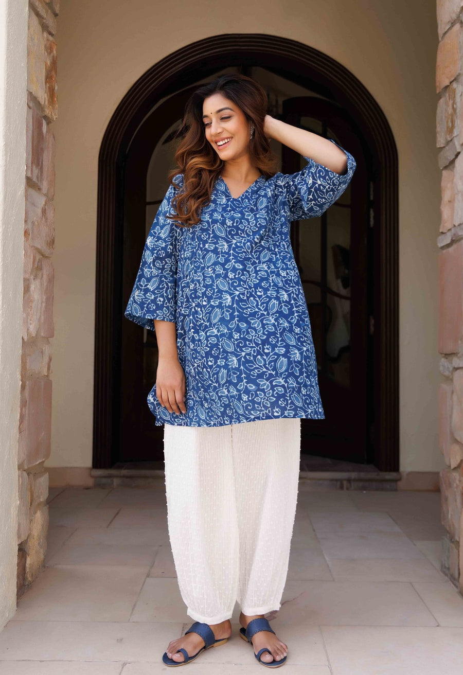 Indigo Vibes Suit Set for Women | Tara C Tara: Trendy Ethnic Wear ...